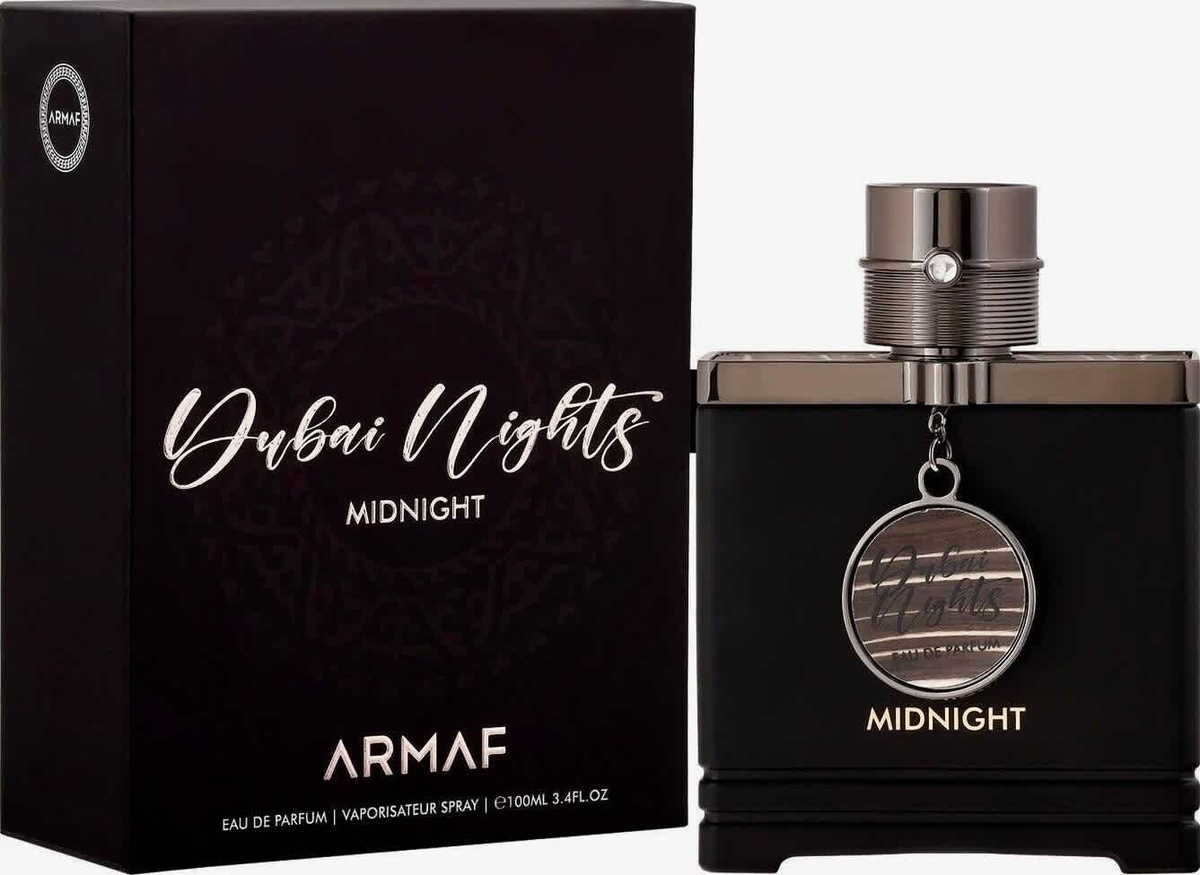 Armaf Mens Dubai Nights Midnight EDP Spray 3.4 oz Fragrances ...