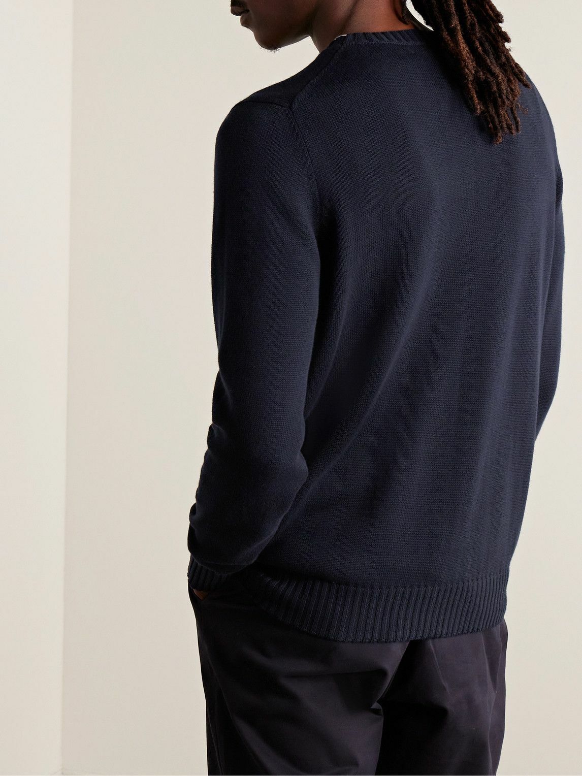 Ghiaia Cashmere - Cotton Sweater - Blue Ghiaia Cashmere