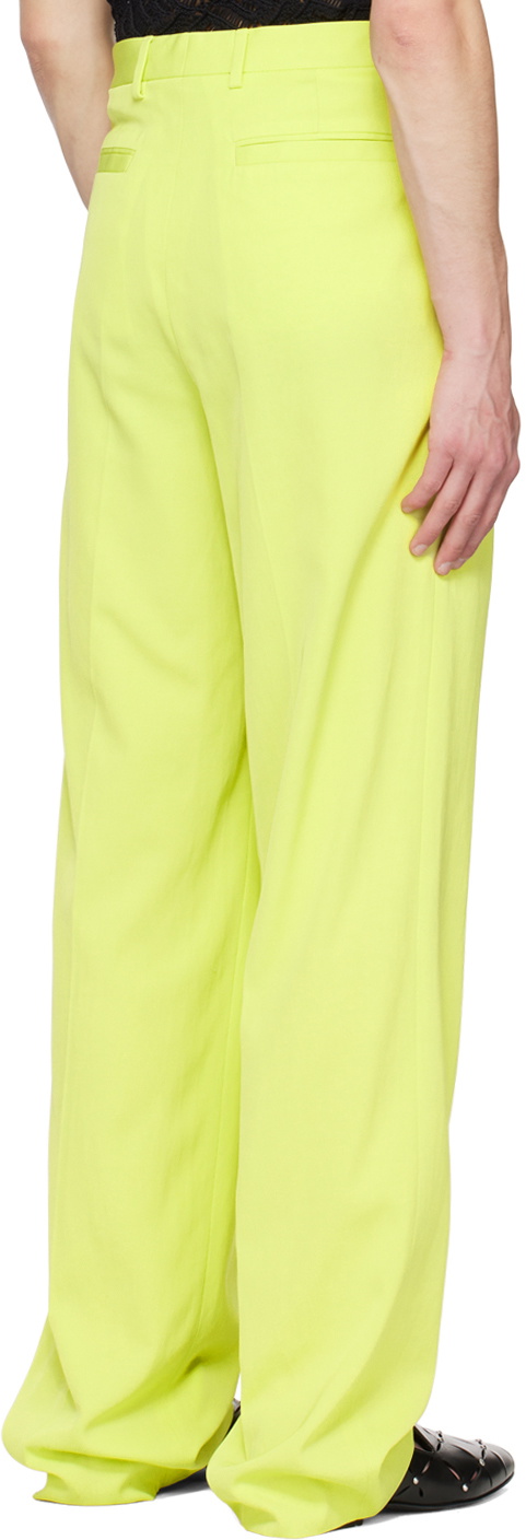 Versace Green Formal Trousers Versace