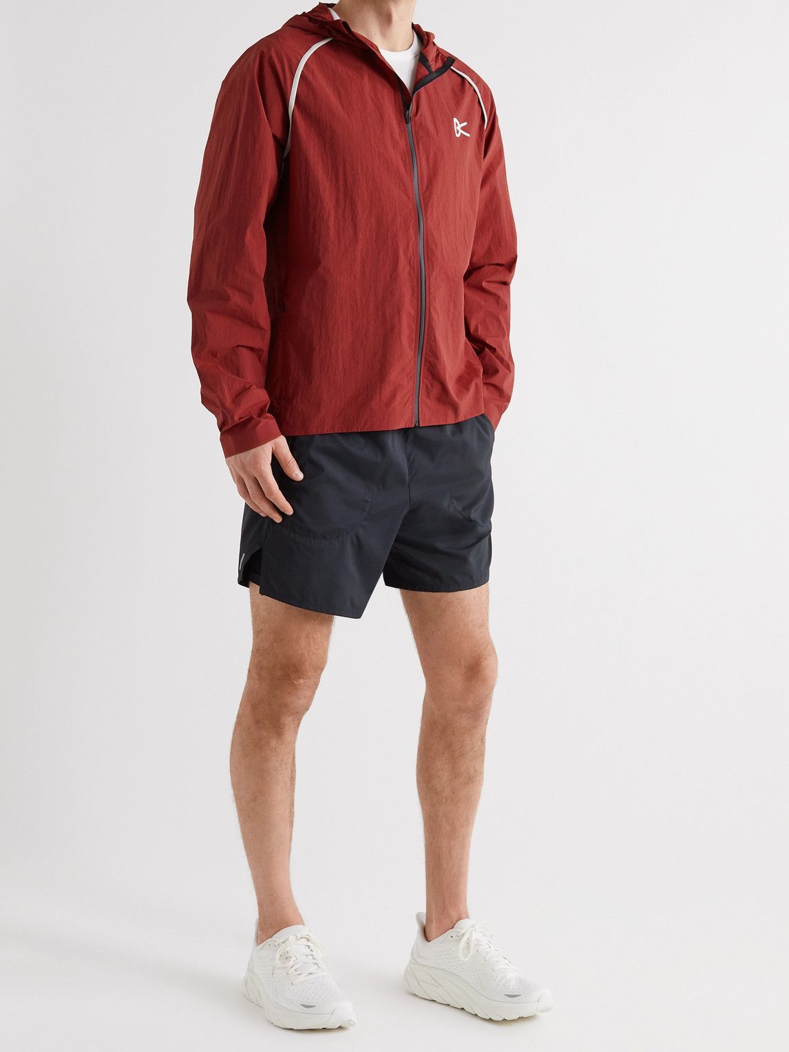 DISTRICT VISION - Max Shell Hooded Jacket - Red District Vision