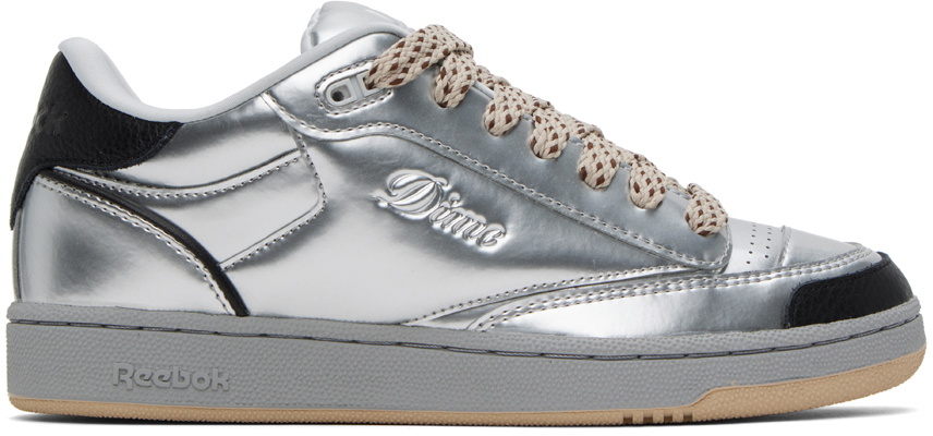 Dime Silver Reebok Classics Edition Club C Bulc Sneakers Dime