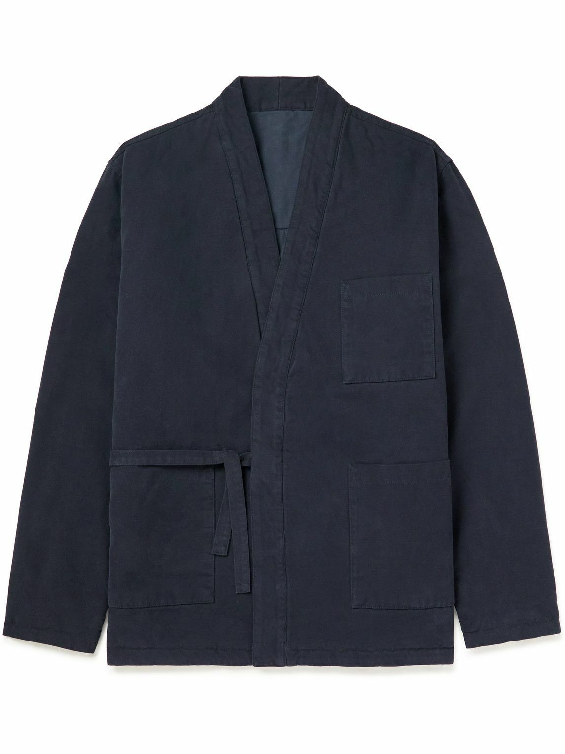 Universal Works - Kyoto Padded Cotton-Canvas Jacket - Blue Universal Works