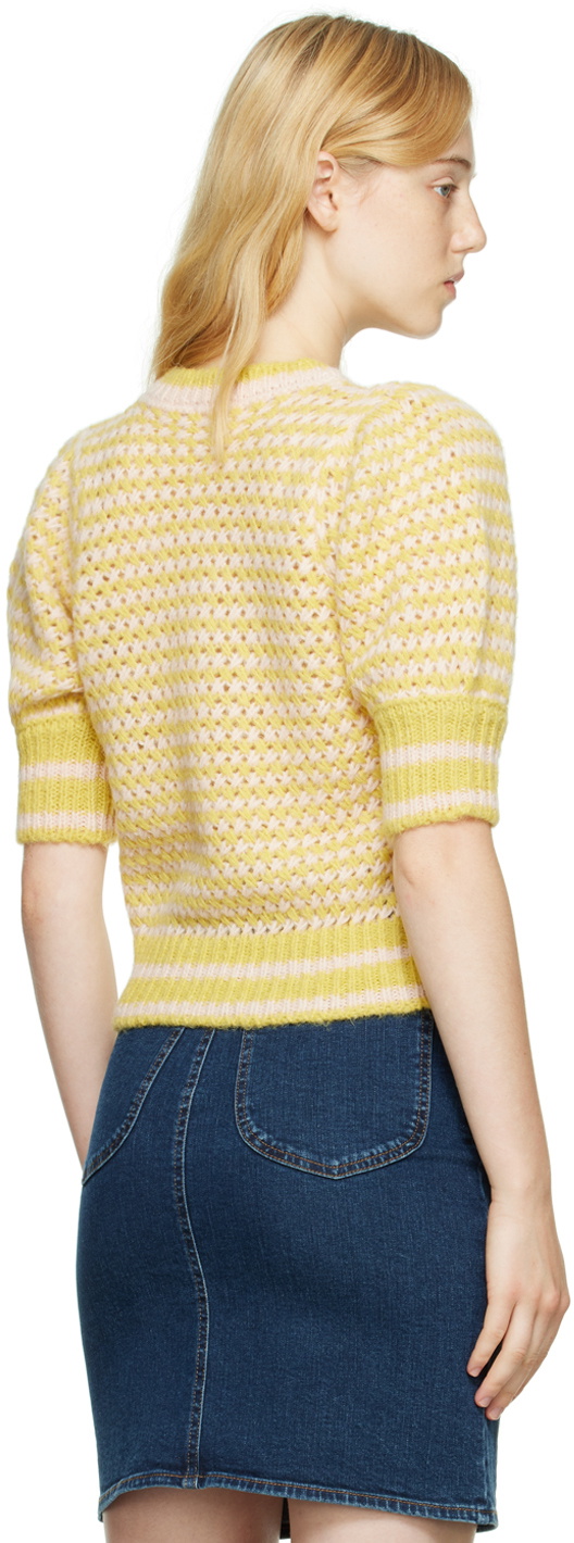 See by Chloé Yellow & Pink Striped Sweater See by Chloe
