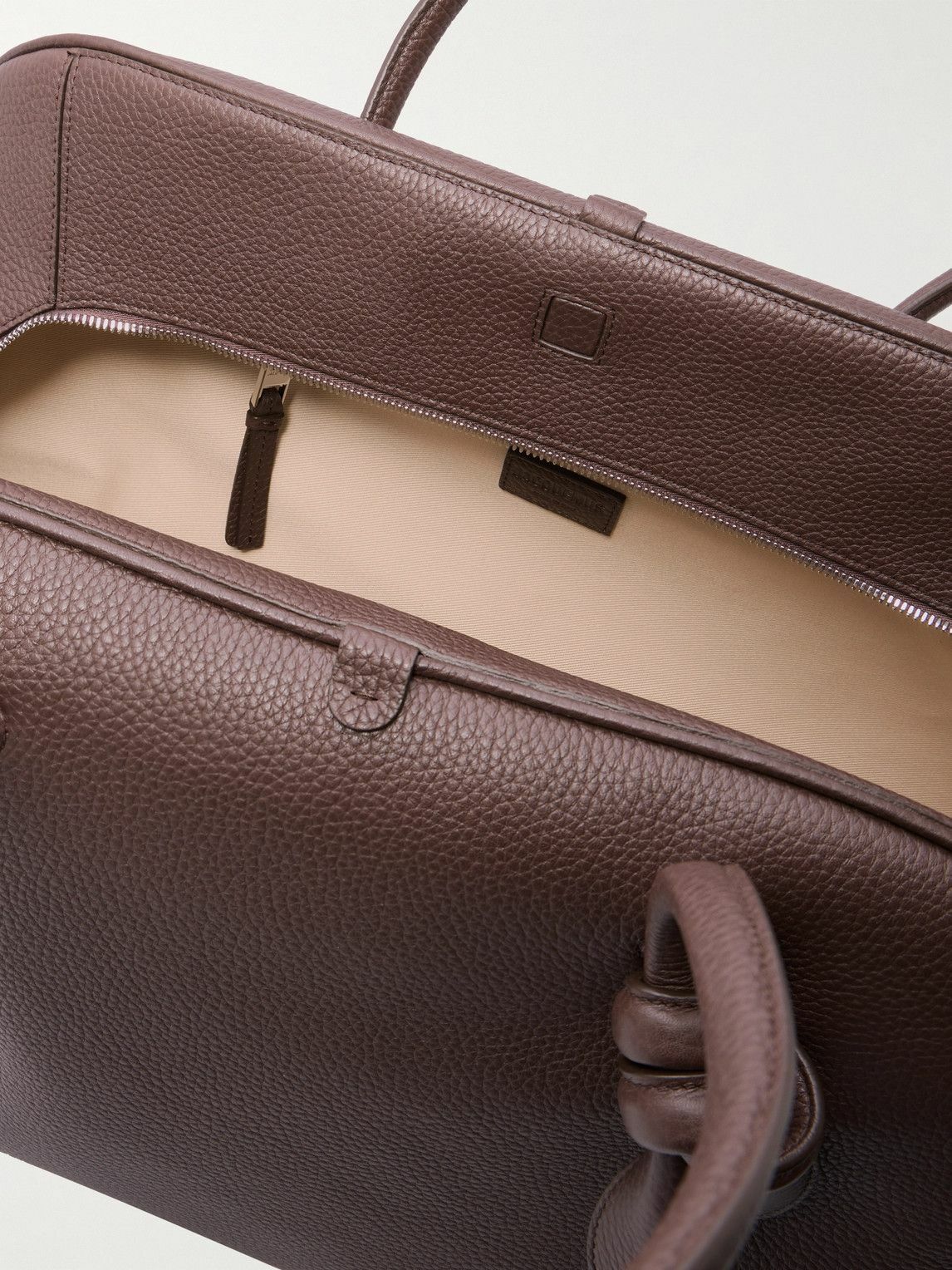 Jacquemus - Le Turismo Large Knot-Detailed Full-Grain Leather Weekend ...