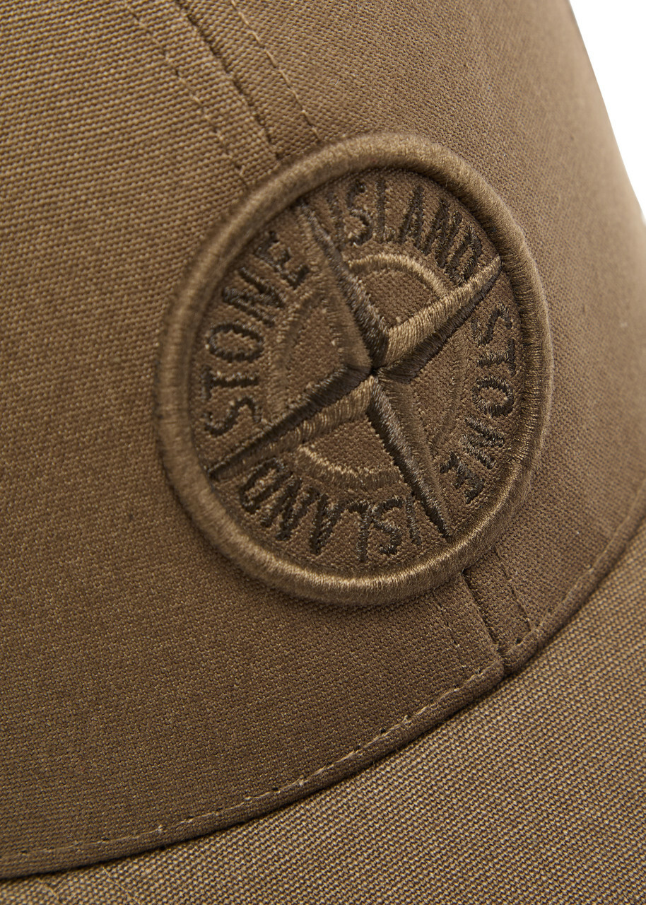 Stone Island Logo-embroidered Cotton cap - Green - One Size Stone Island