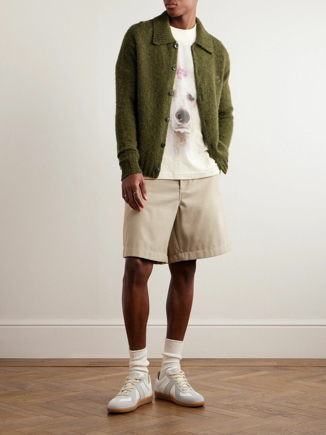 Acne Studios - Kabriel Wool Cardigan - Green Acne Studios