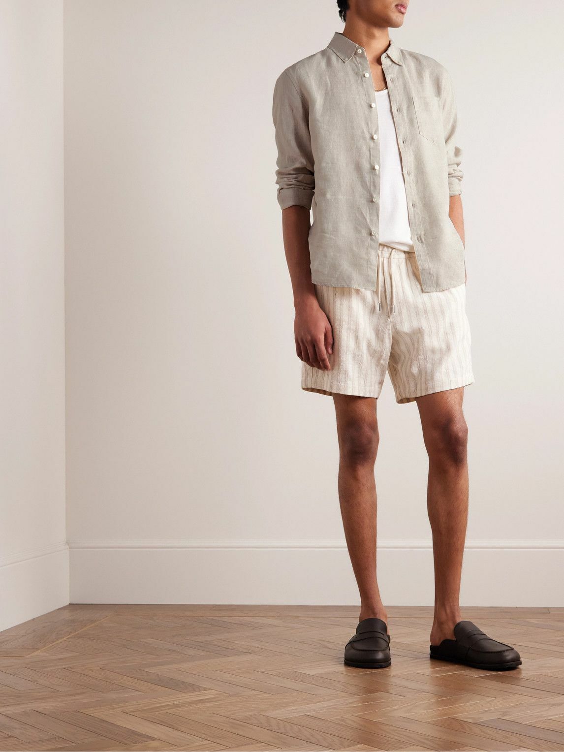 Alex Mill - Mill Button-Down Collar Linen Shirt - Neutrals Alex Mill