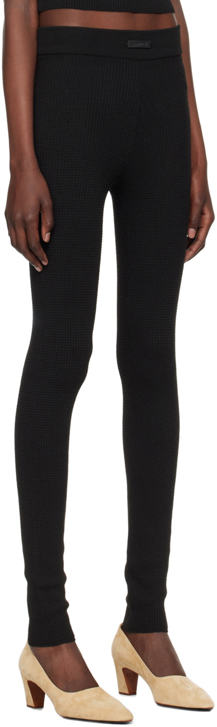 Fear of God ESSENTIALS Black Waffle Leggings Fear Of God Essentials