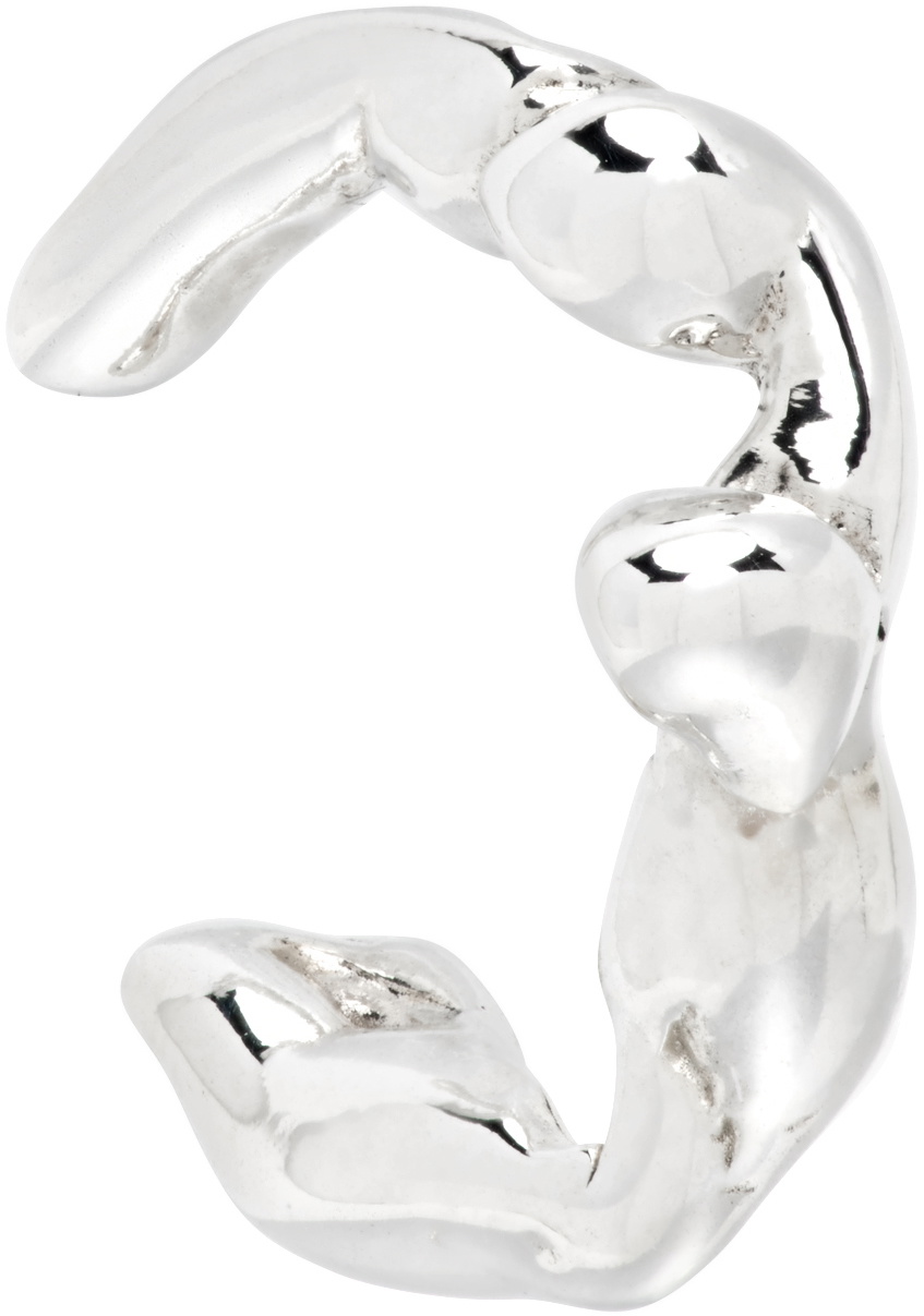 FARIS Silver Lava Ear Cuff Faris