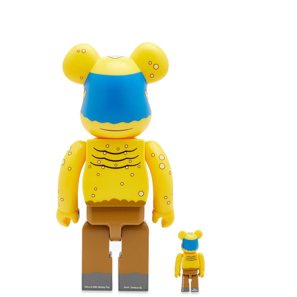 Medicom Simpsons Cyclops Be@rbrick in Yellow 100%/400% Medicom