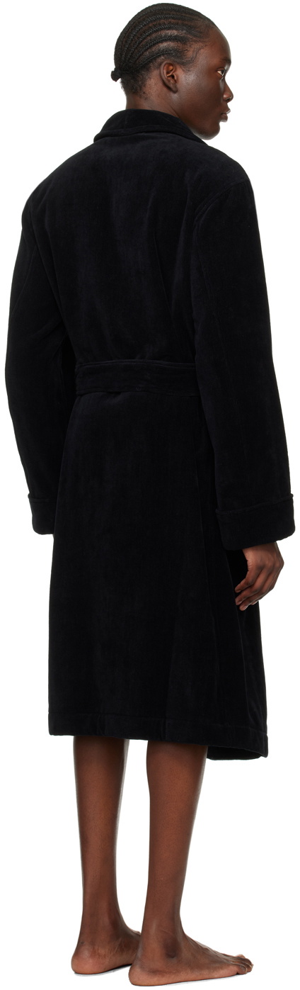 TOM FORD Black Shawl Collar Robe TOM FORD