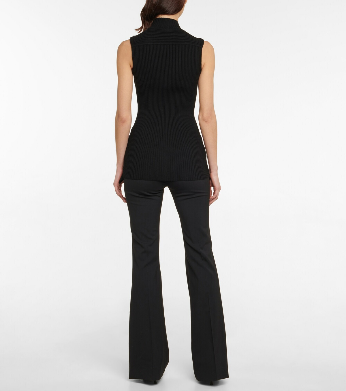 Wolford - Ribbed-knit wool-blend top Wolford