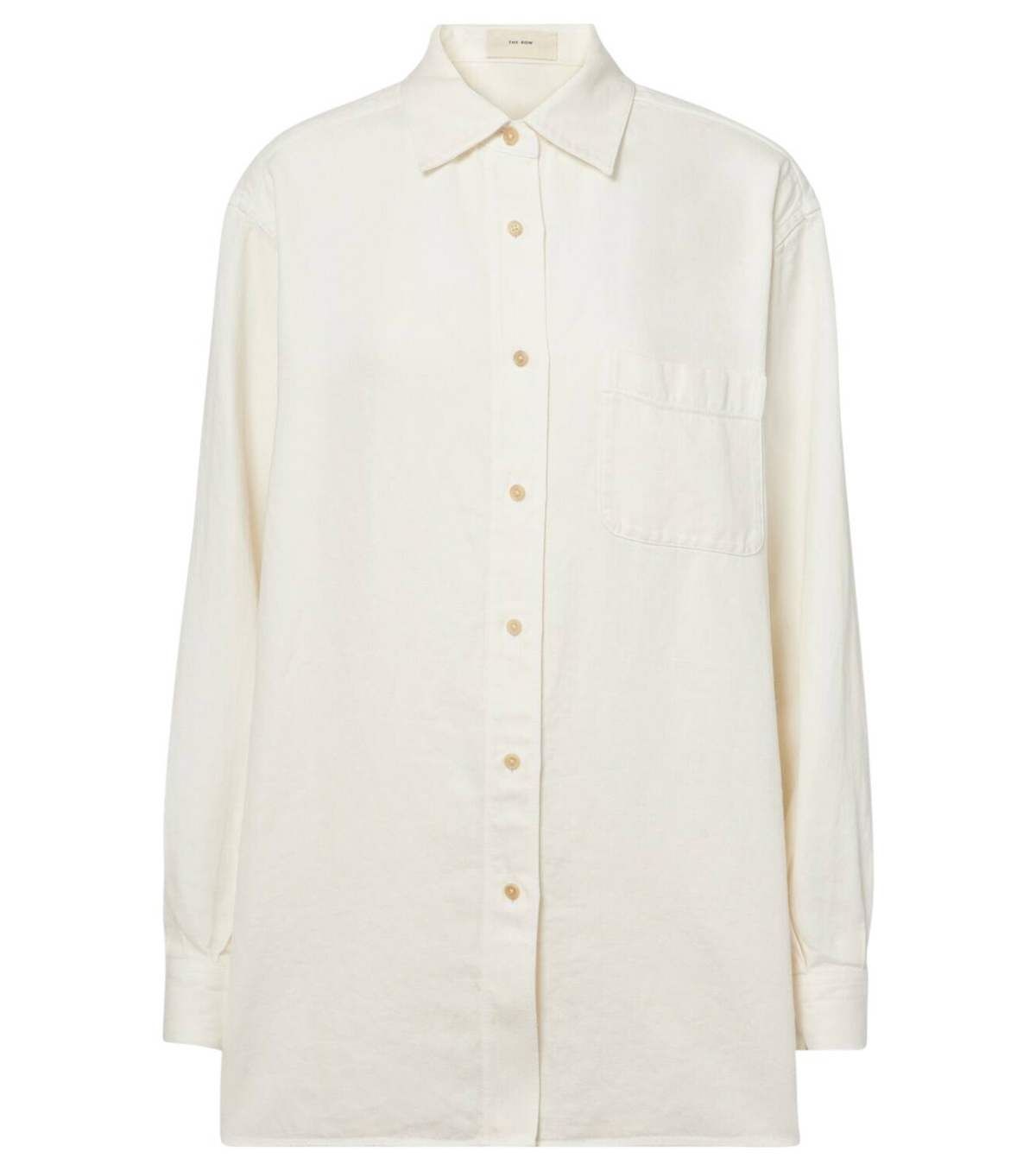 The Row Nesson oversized linen denim shirt The Row