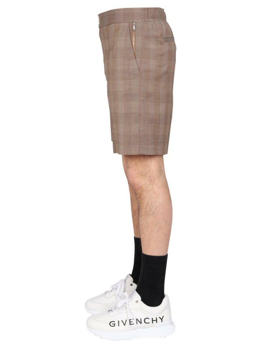 Givenchy Prince Of Wales Pattern Bermuda Shorts Givenchy