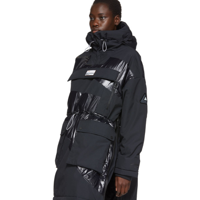 Li-Ning Black Long Padded Jacket Li-Ning