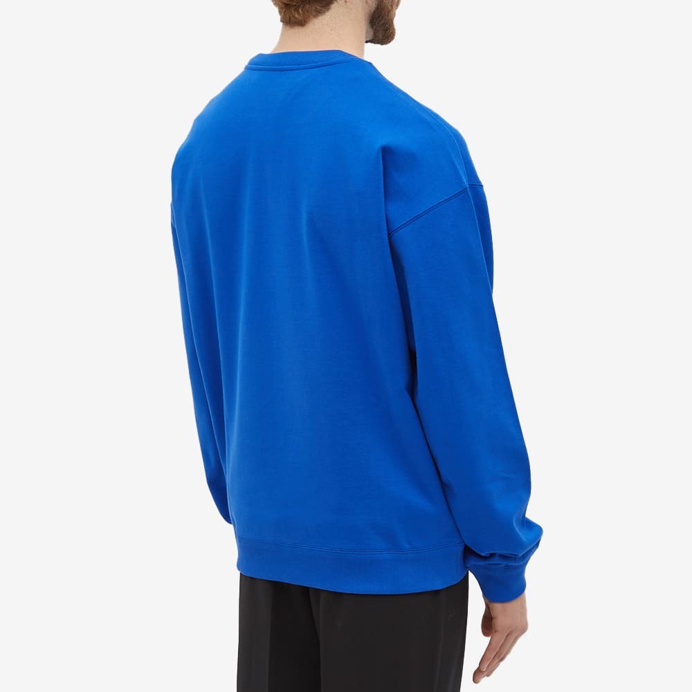 Versace Men's New Logo Crew Sweat in Blue Versace