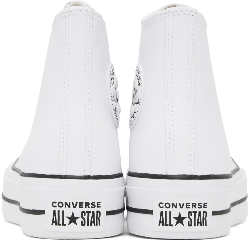 Converse White Chuck Taylor All Star Lift Leather Sneakers Converse