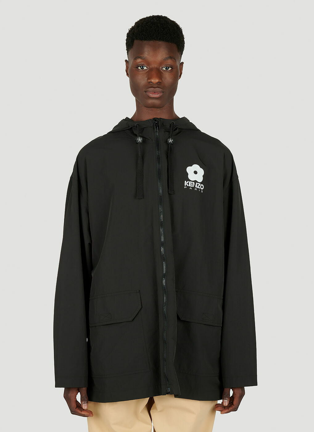 Kenzo - Packable Windbreaker Jacket in Black Kenzo