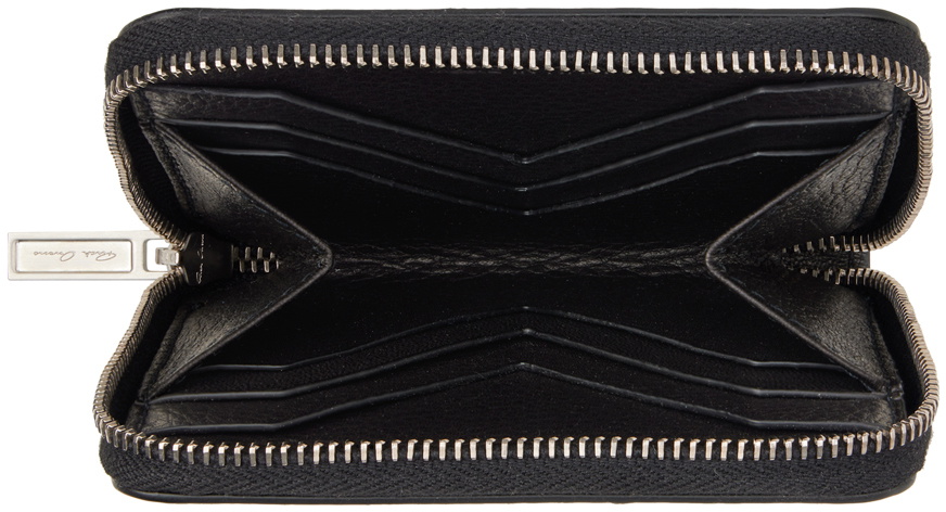 Rick Owens Black Zipped Wallet Rick Owens