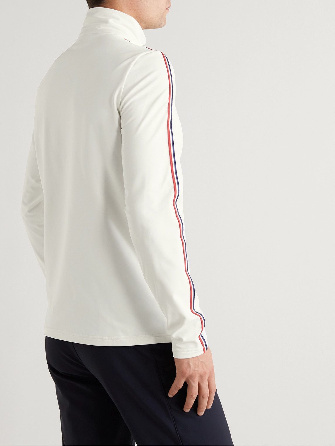 Fusalp - Mario Slim-Fit Stretch-Jersey Half-Zip Ski Base Layer - White ...