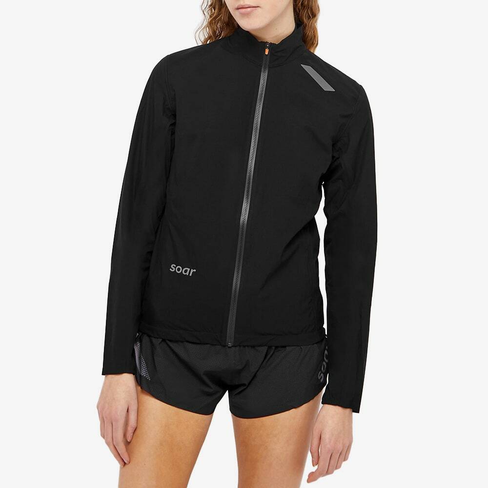SOAR Women's Ultra Jacket in Black Soar Running