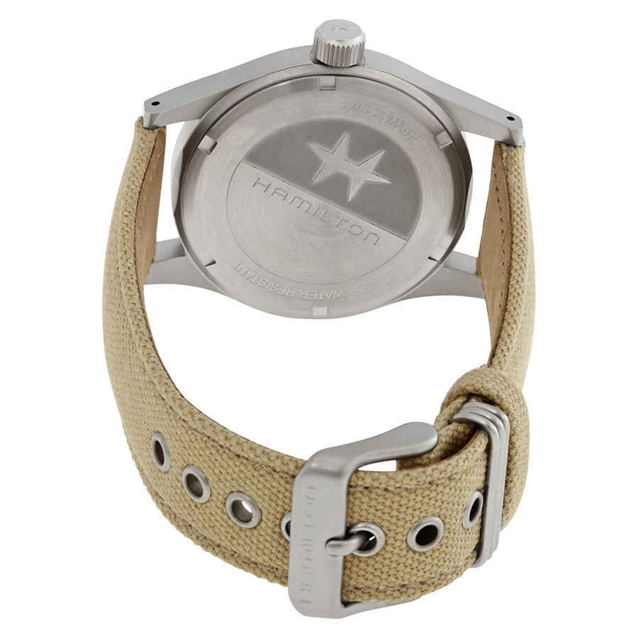 Hamilton Khaki Field Hand Wind Black Dial Mens Watch H69439933 Hamilton
