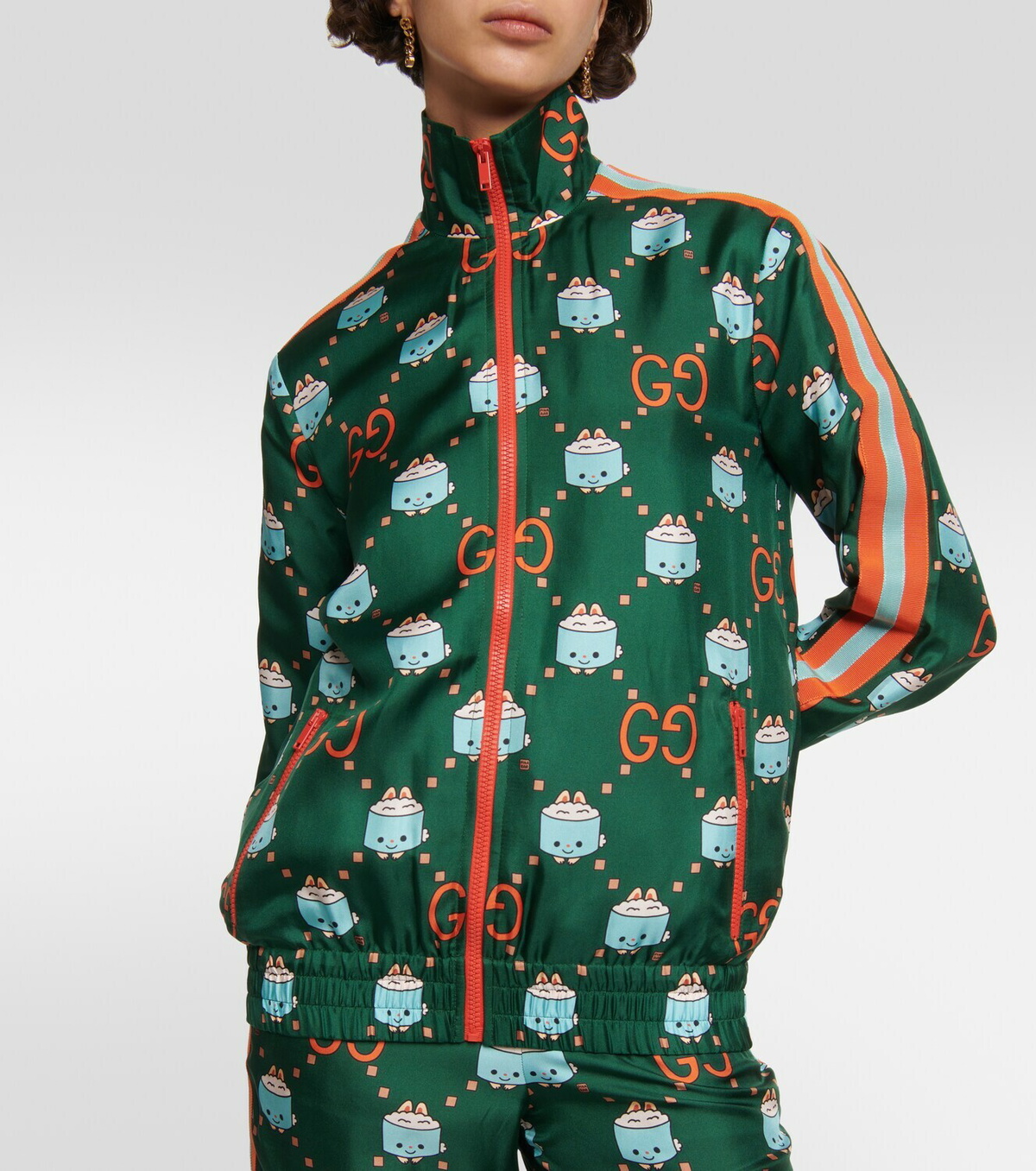 Gucci - Printed silk jacket Gucci