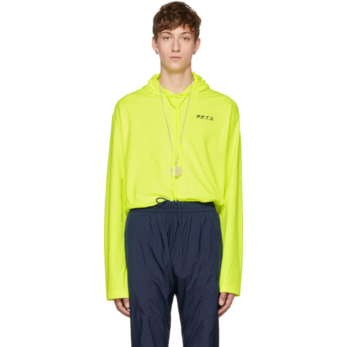 Vetements Yellow PETS Hoodie Vetements