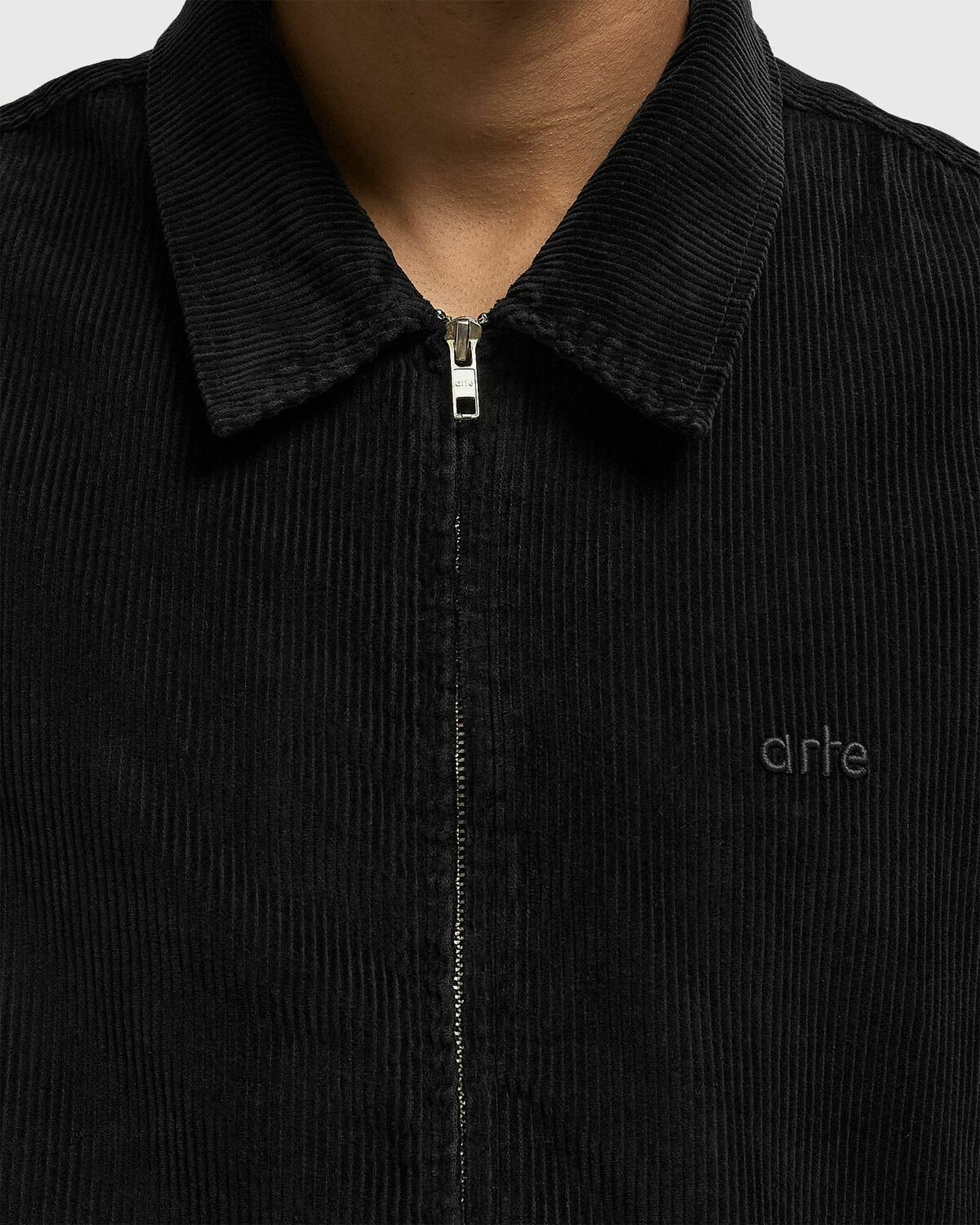 Arte Antwerp Corduroy jacket Black Mens Bomber Jacket Arte Antwerp