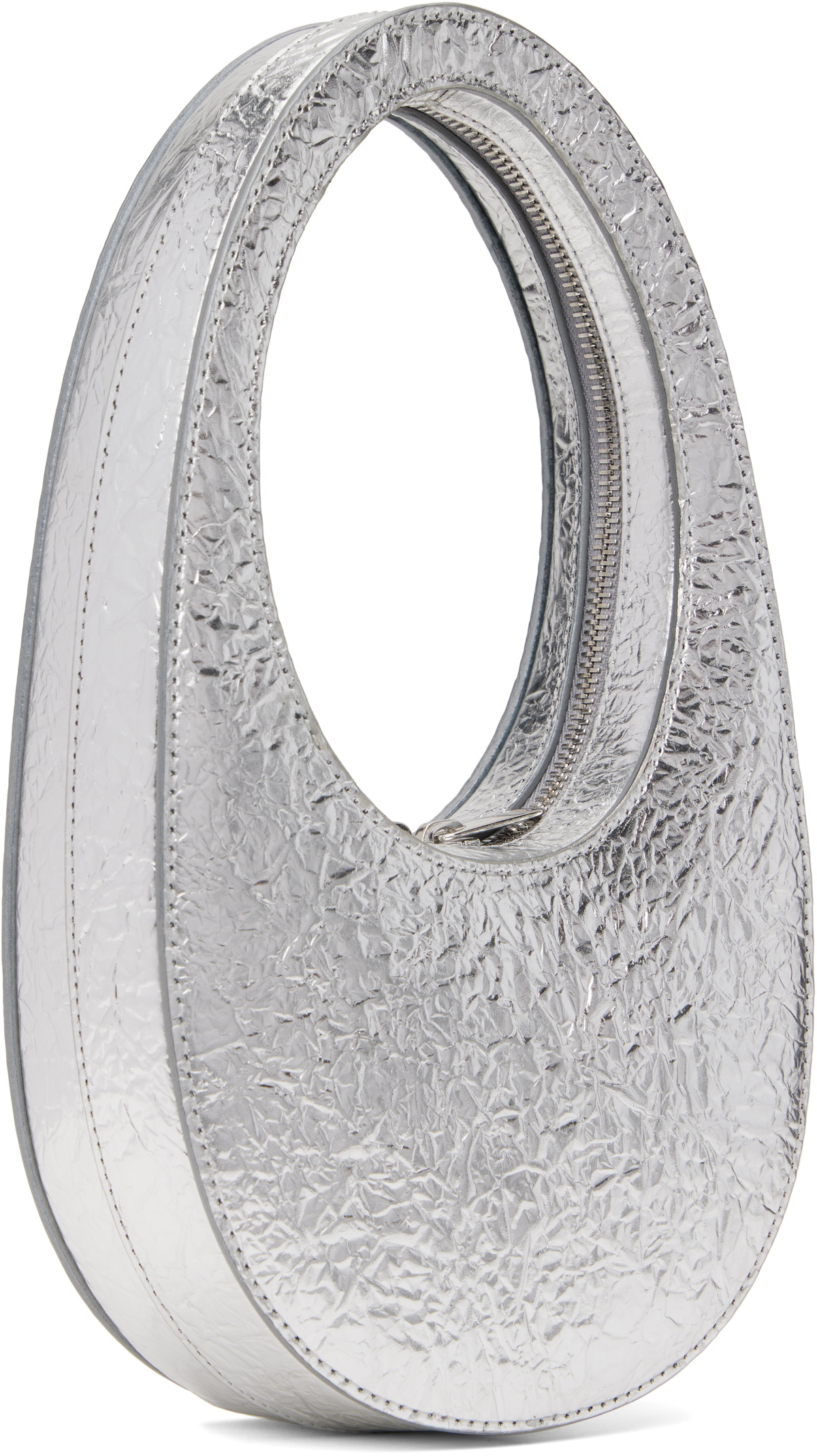 Coperni Silver Foil Mini Swipe Bag Coperni
