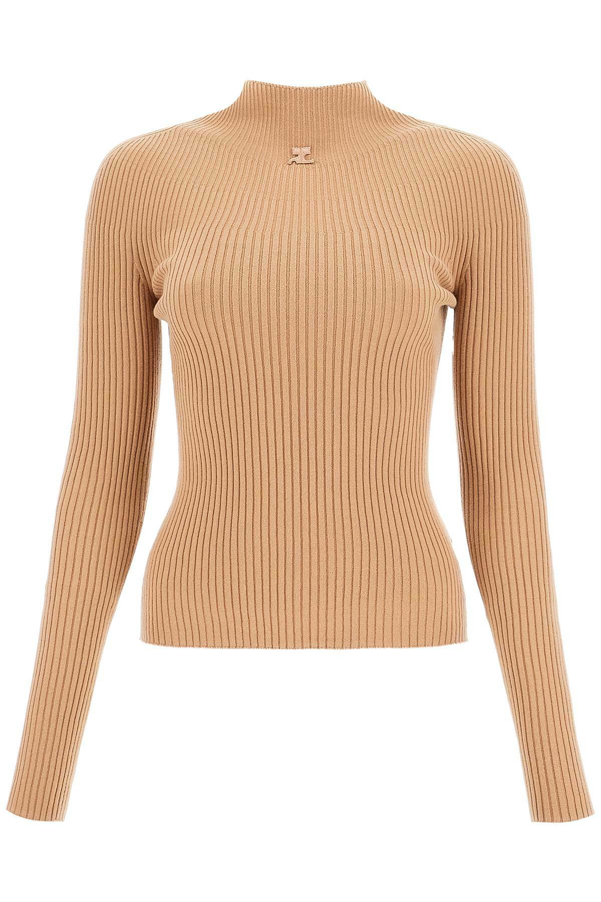 COURREGES fleece pullover Beige Courreges