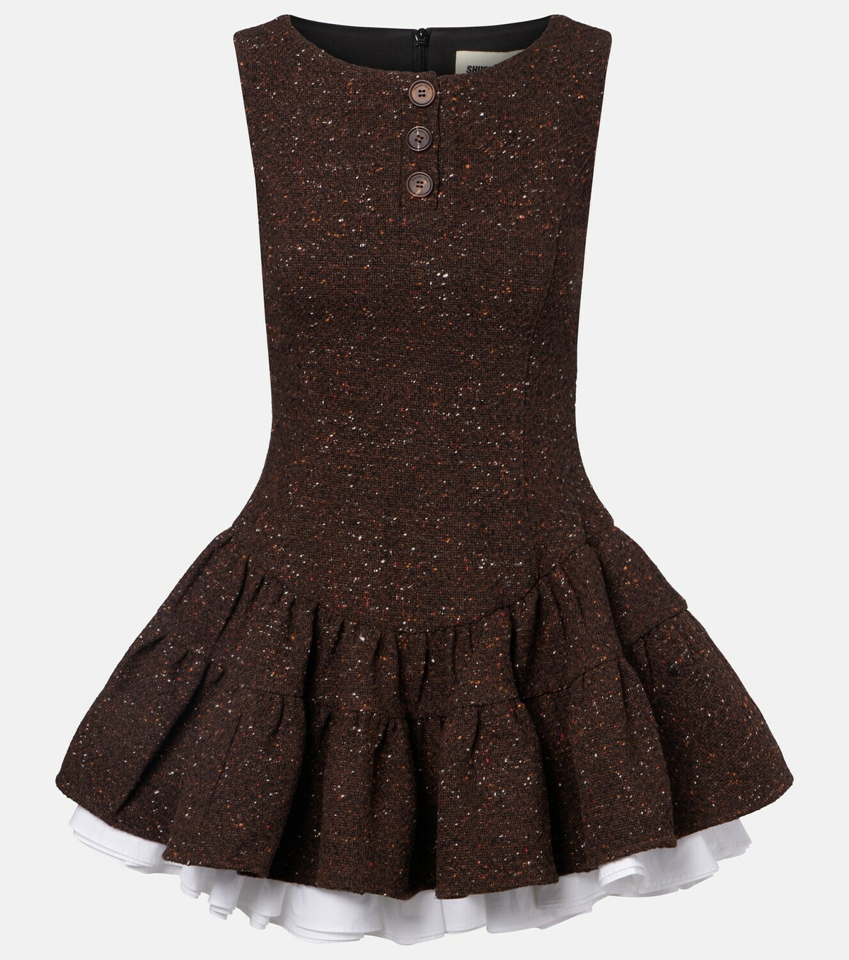 Shushu/Tong Knitted wool-blend minidress Shushu/Tong