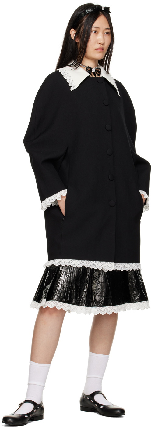 Shushu/Tong Black Round Sleeve Coat Shushu/Tong