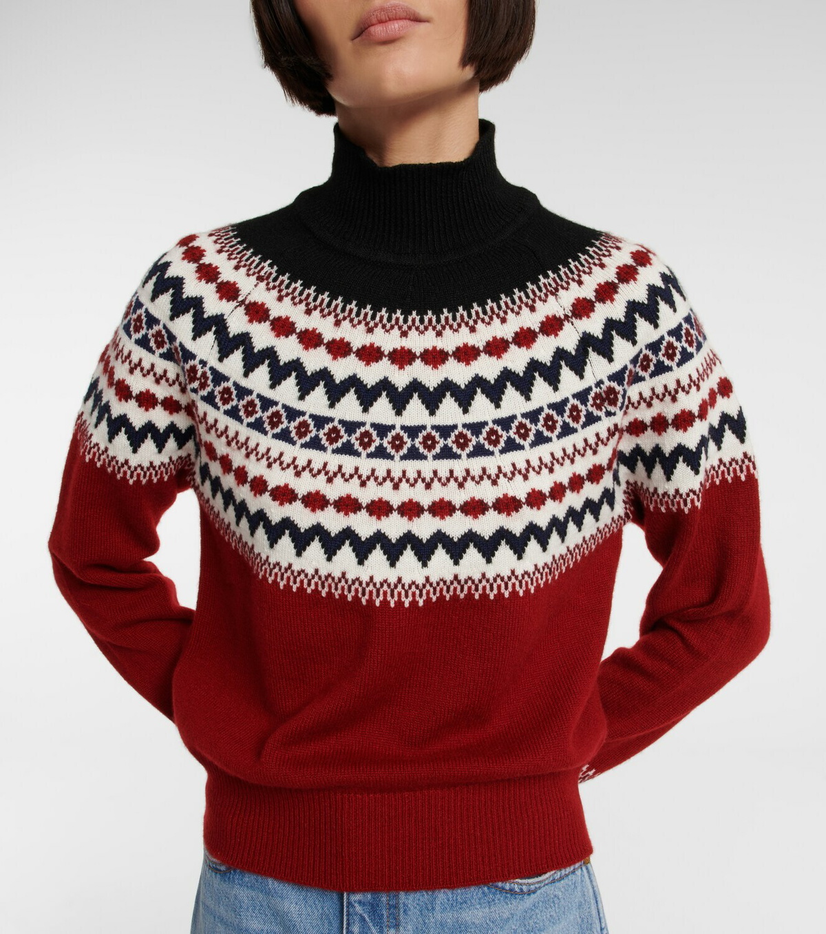 Khaite - Denali patterned cashmere sweater Khaite