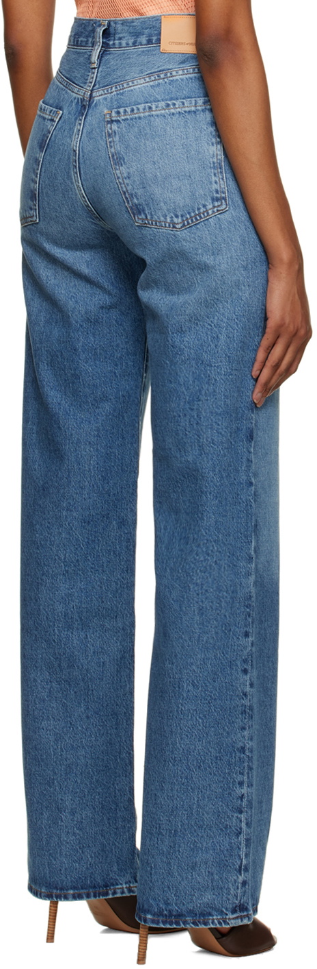 Citizens of Humanity Blue Annina High Rise Wide Leg Jeans Citizens of ...