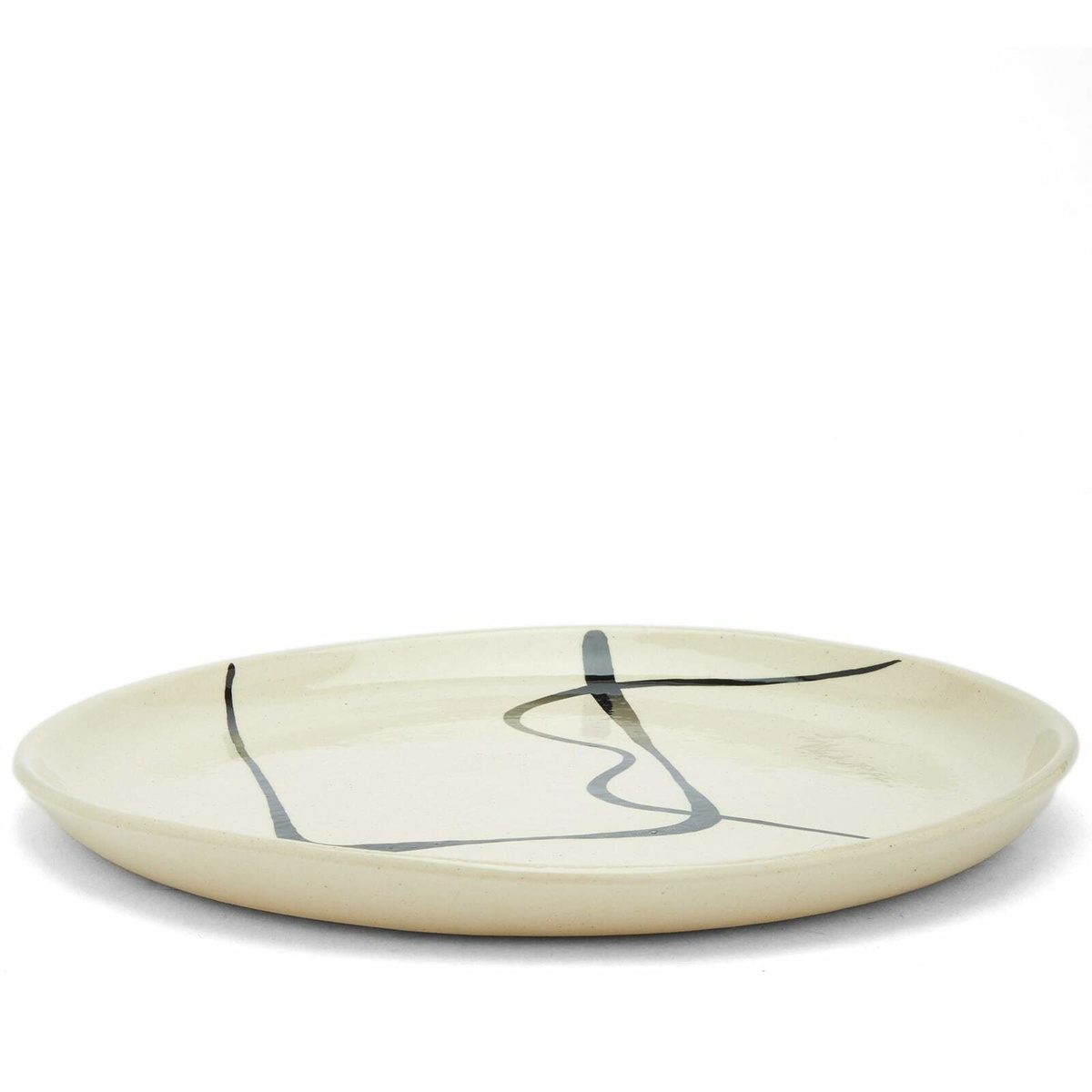 The Conran Shop Mono Pattern Side Plate in Black/White The Conran Shop