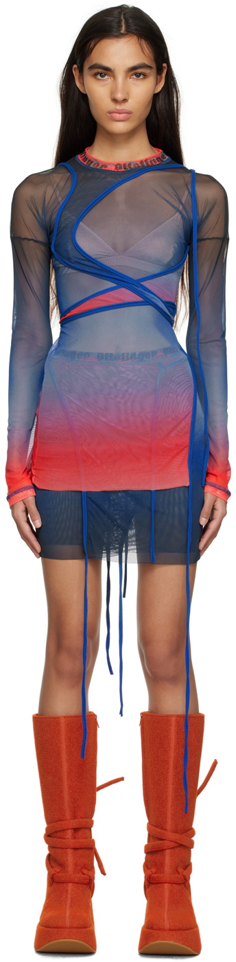 Ottolinger Blue Gradient Long Sleeve T-Shirt Ottolinger