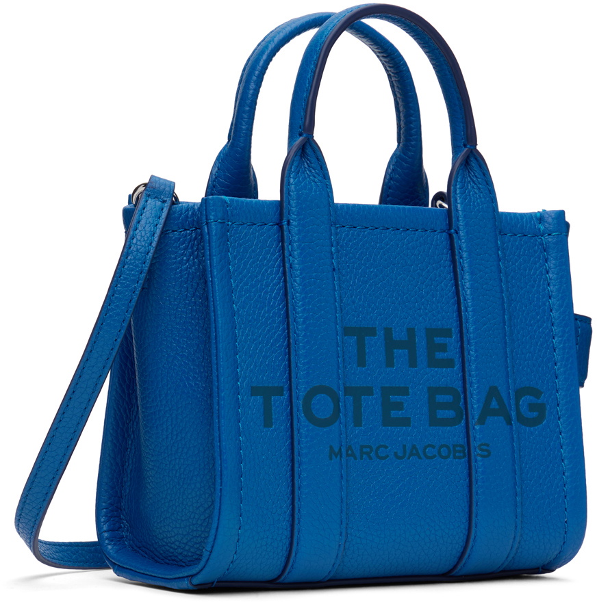 Marc Jacobs Blue 'The Leather Mini' Tote Marc Jacobs