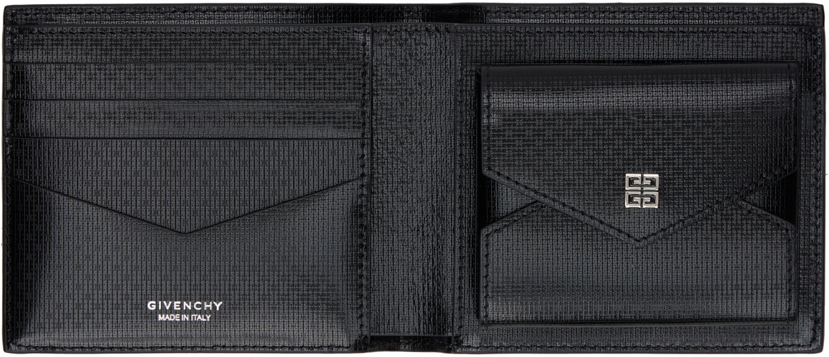 Givenchy Black Classic 4G Leather Wallet Givenchy