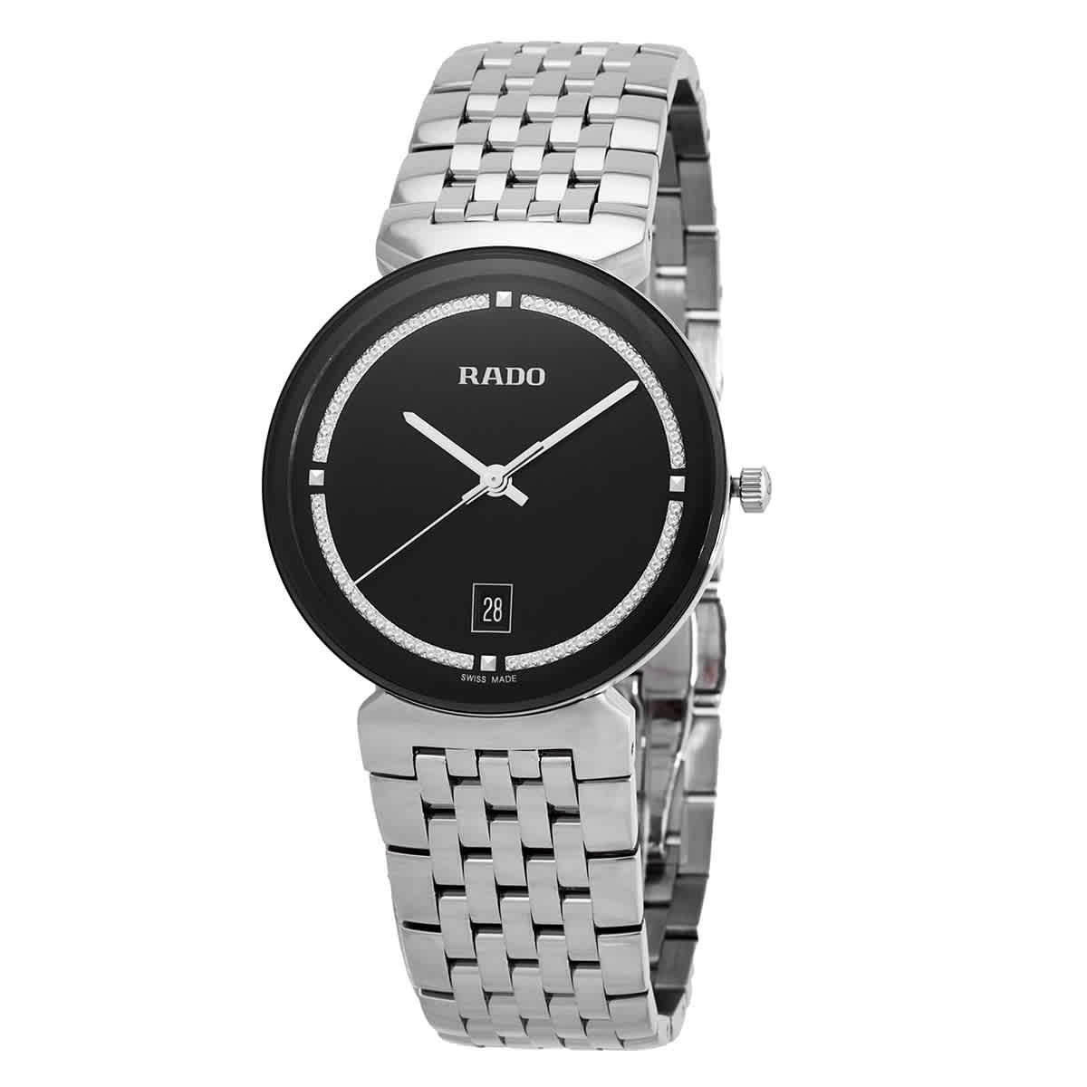 Rado Florence Quartz Black Dial Unisex Watch R48912163 Rado