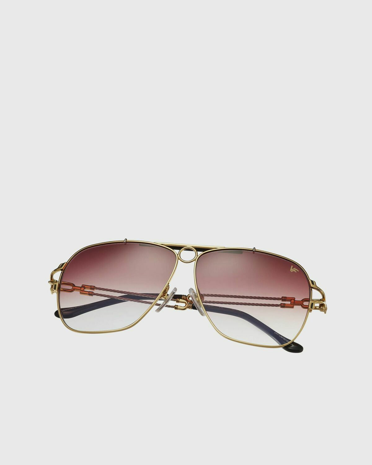 Vintage Frames Sniper 24 Kt Two Tone Yellow Gold Gold Eyewear Vintage ...