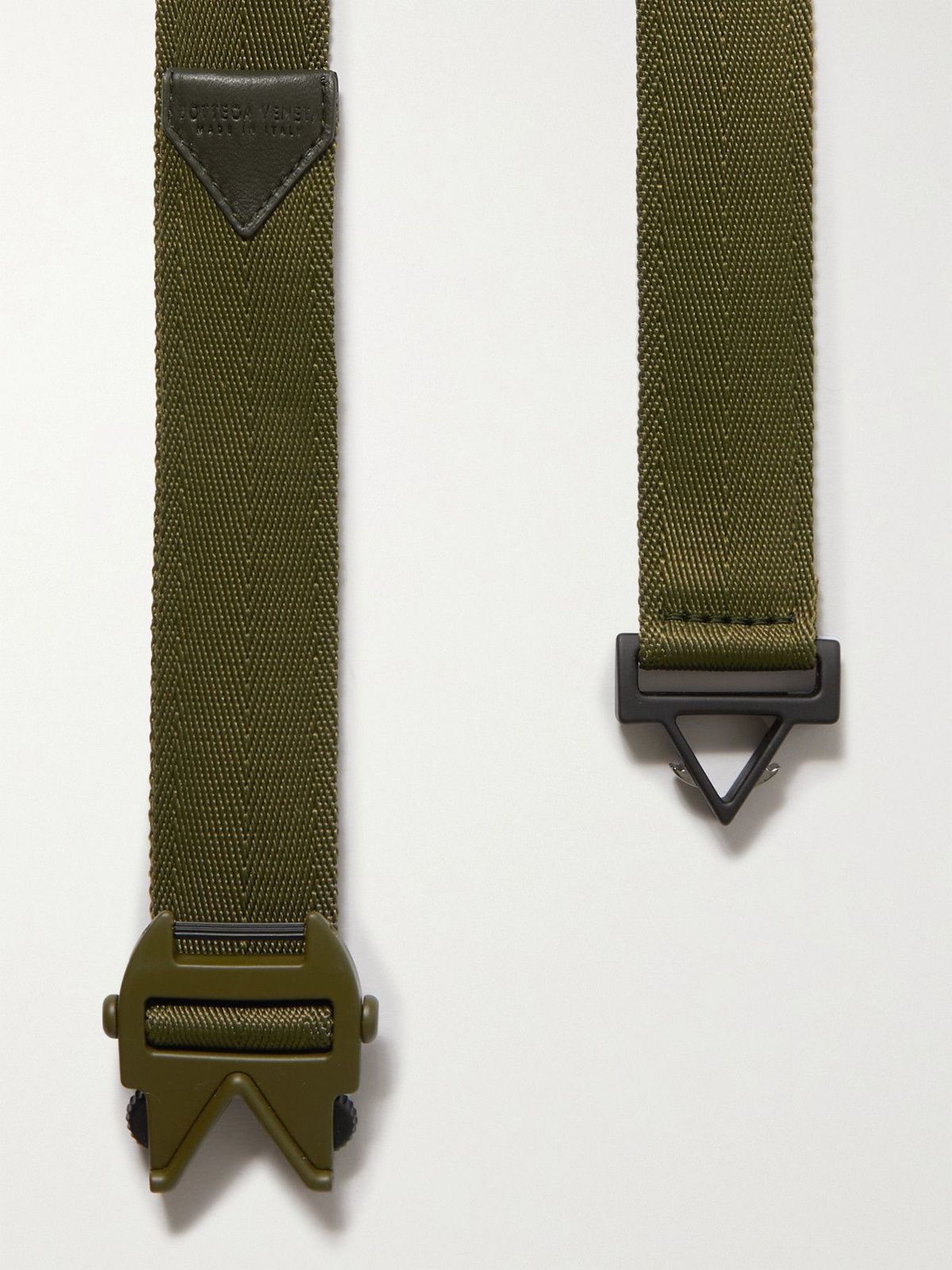 BOTTEGA VENETA - 3cm Nato Webbing Belt - Green Bottega Veneta