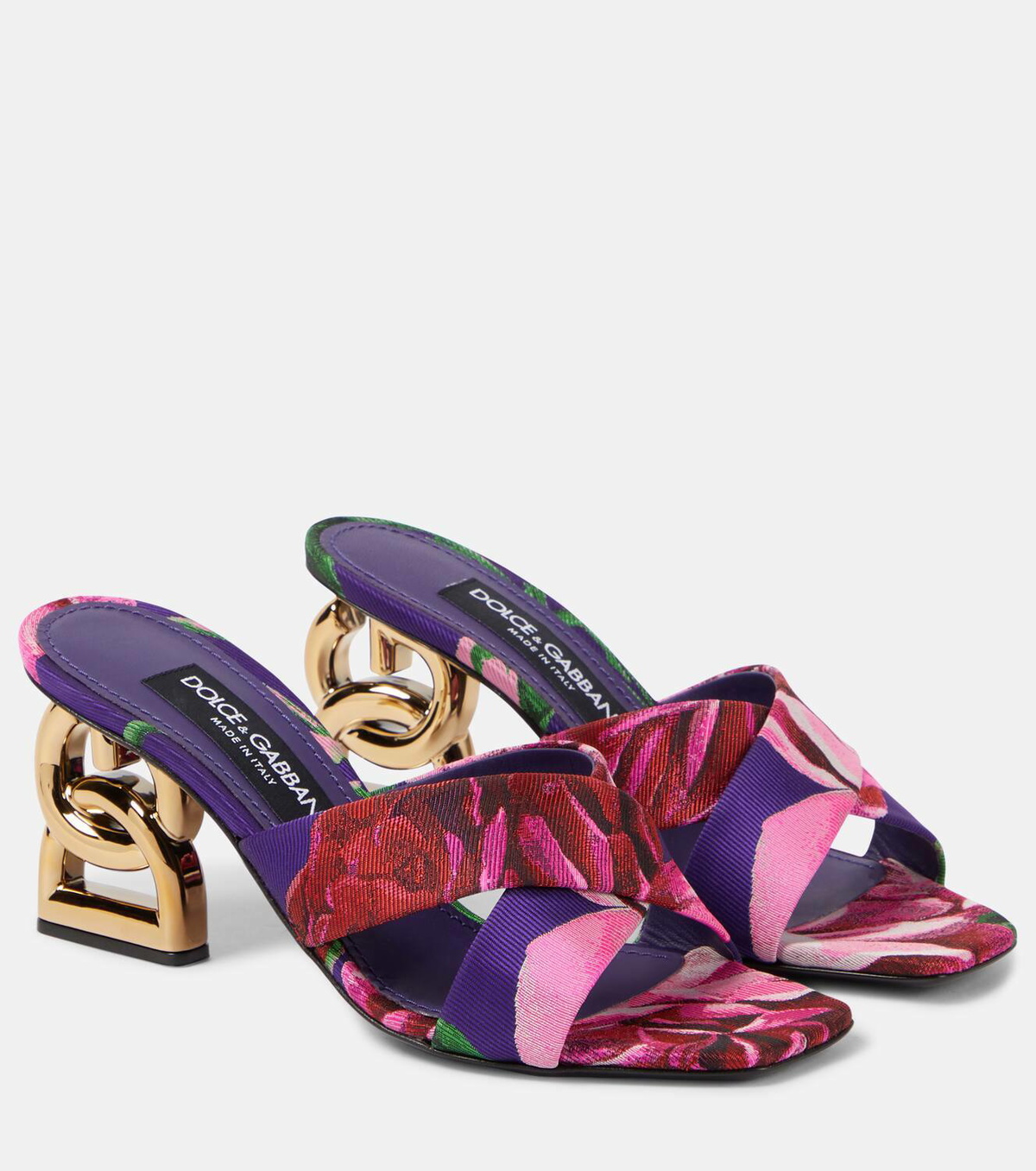 Dolce&Gabbana Floral jacquard mules Dolce & Gabbana