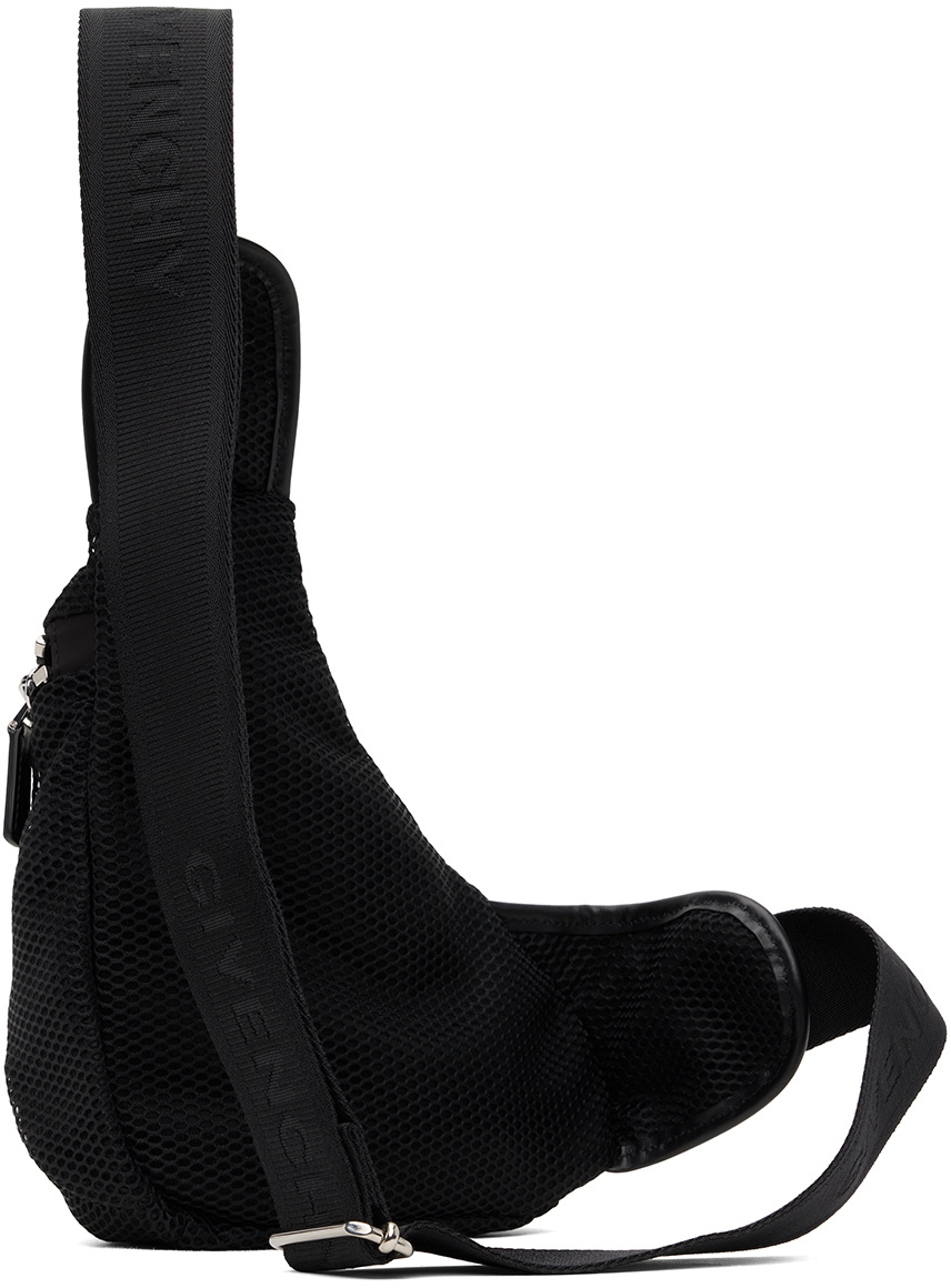 Givenchy Black Small G-Zip Triangle Bag Givenchy