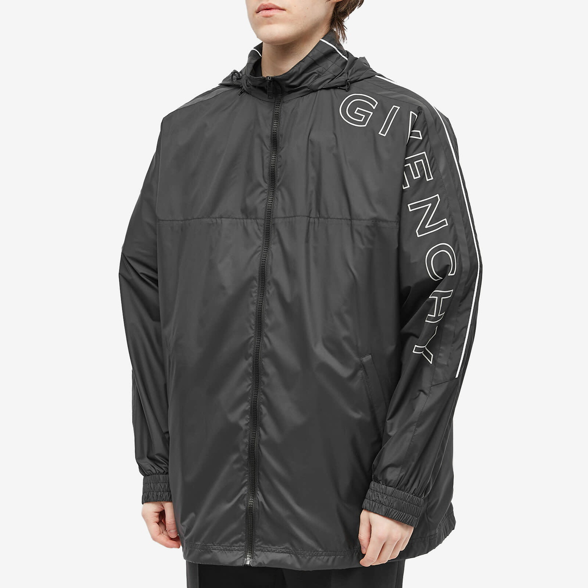 Givenchy Men's Logo Track Jacket in Black Givenchy