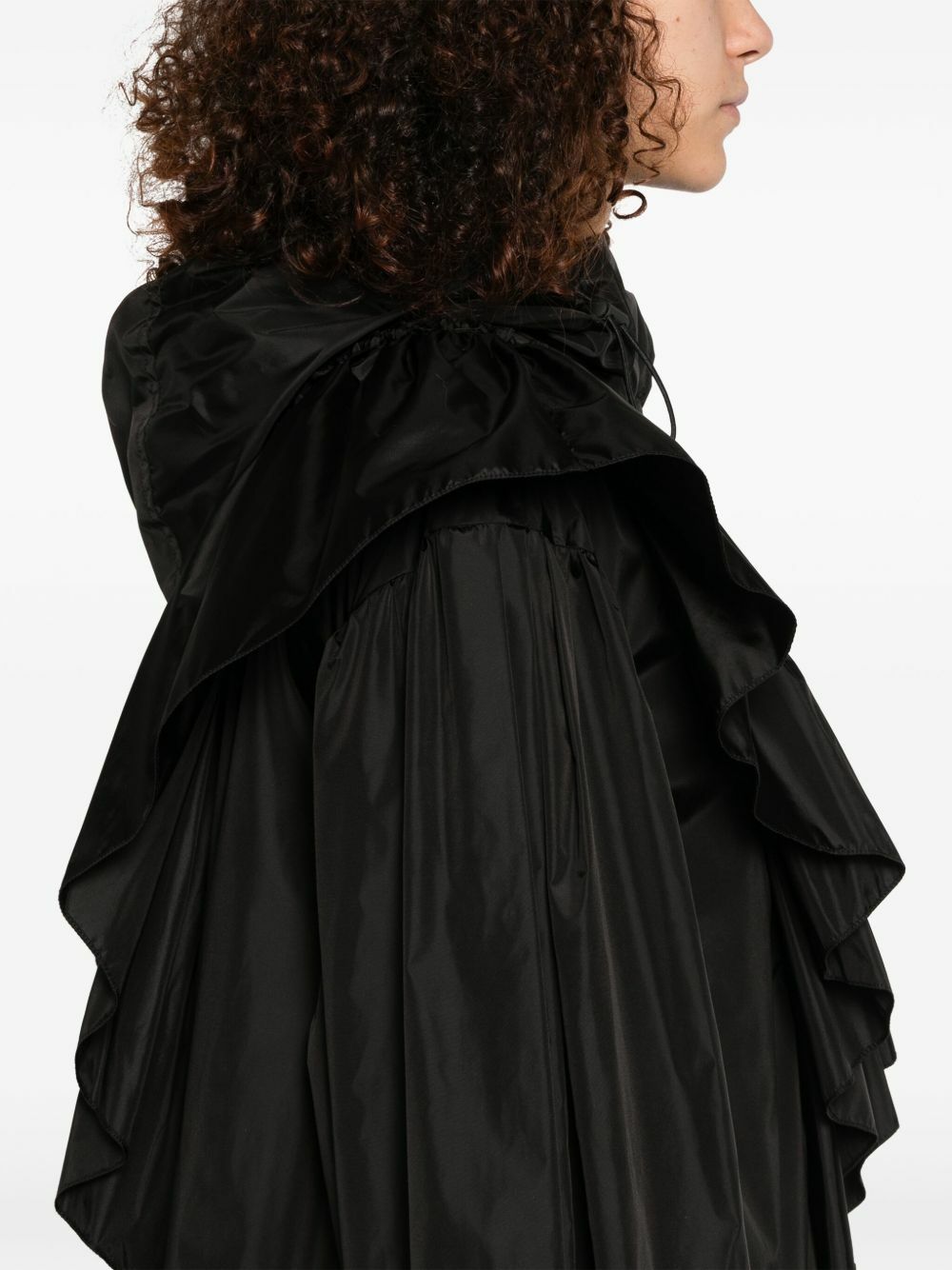 Simone Rocha Black Ruffled Coat Simone Rocha