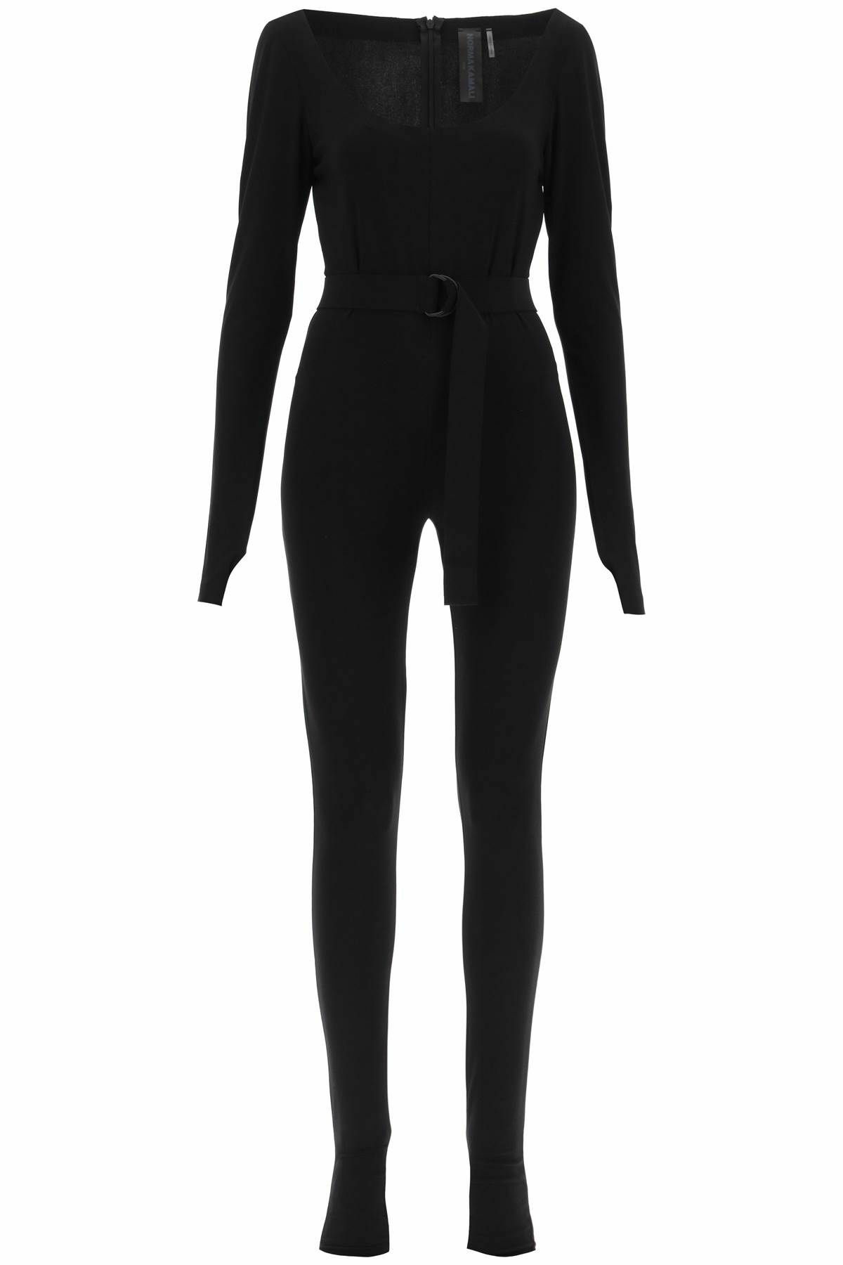 NORMA KAMALI poly lycra catsuit Black Norma Kamali