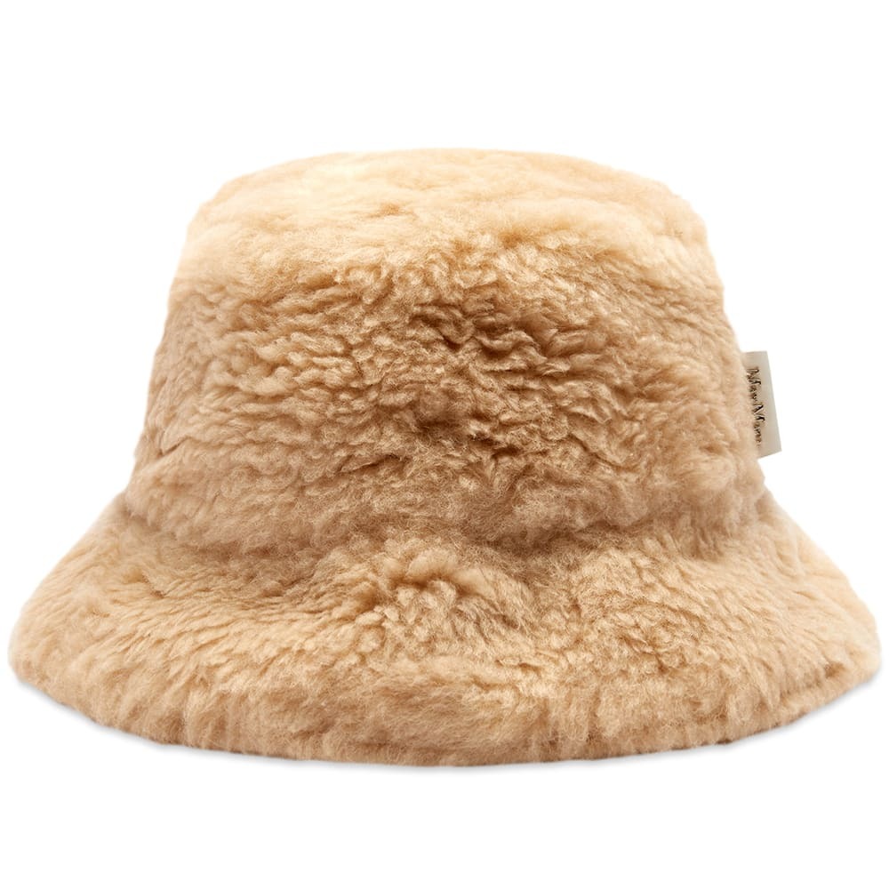 Max Mara Women's Teddy Bucket Hat in Albino Max Mara