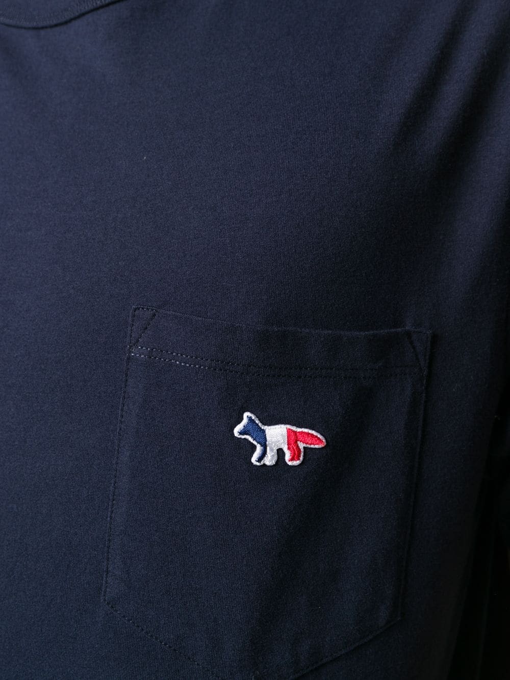 MAISON KITSUNE' - Tricolor Fox Logo Cotton T-shirt Maison Kitsune