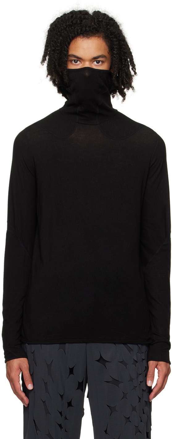 POST ARCHIVE FACTION (PAF) Black Paneled Hoodie Post Archive Faction